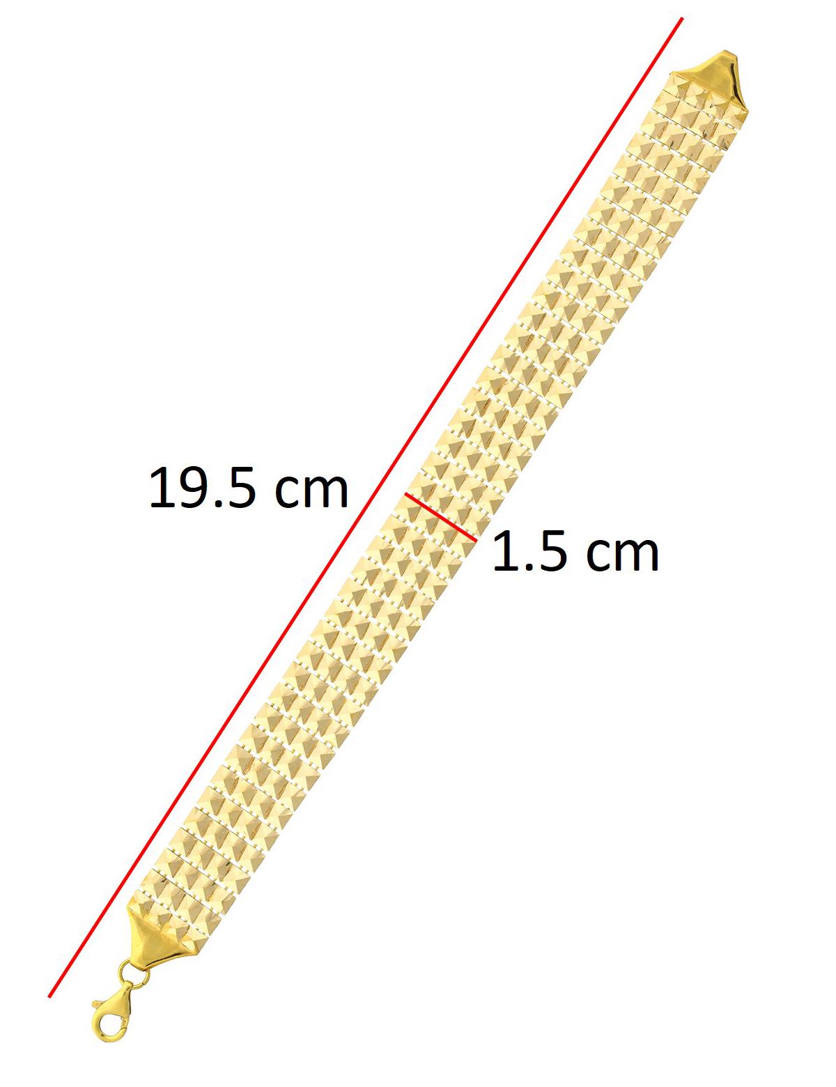 22 Ayar Altın Pramit Bileklik | İryum Mücevherat